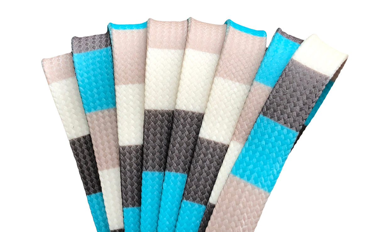 Cool Color Block Skate Laces, Pair – ROLLERSTUFF